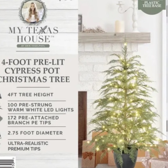 My Texas | Holiday | My Texas House 4 Prelit Cypress Artificial ...